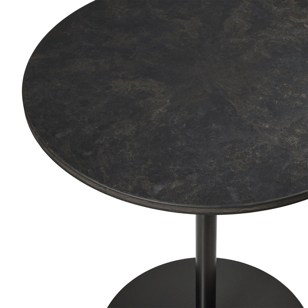 Mater Bar Table | Coffee Waste Black | H 106,6 cm | Ø 60 cm | Mater® | USA