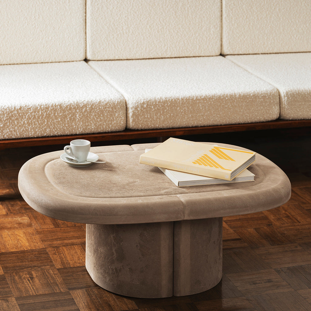Alder Lounge Table | Sand | Oval | Mater® | USA