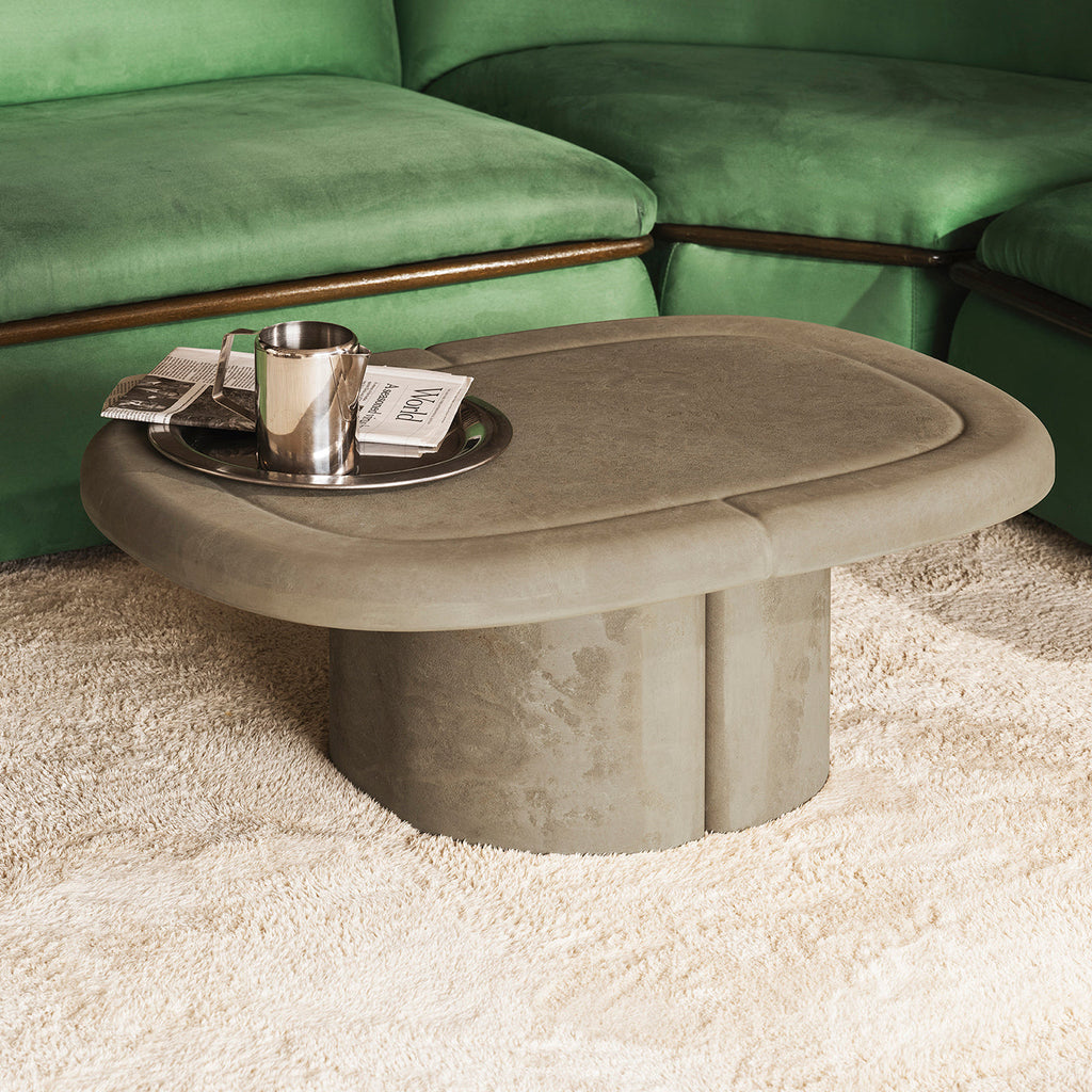 Alder Lounge Table | Earth Grey | Oval | Mater® | USA